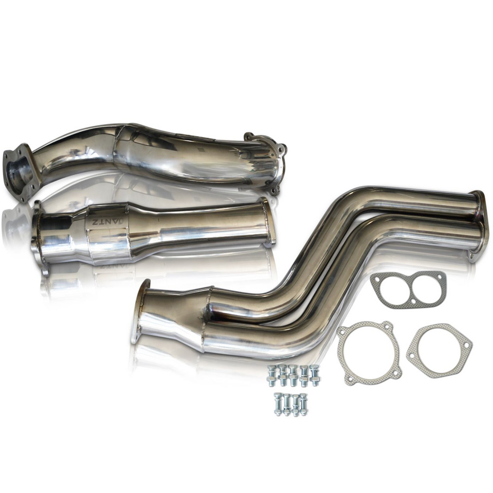 Ford BA BF Falcon XR6 Turbo Dump pipe Hi-flow 100 cell Cat Down - ANTZ ...